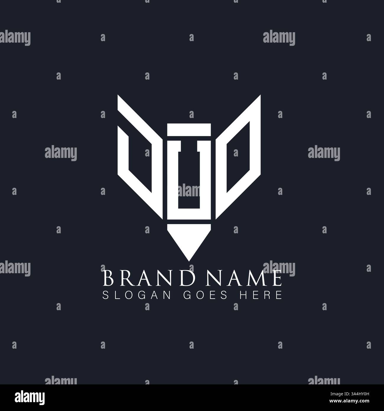 Duo monogram hi-res stock photography and images - Alamy