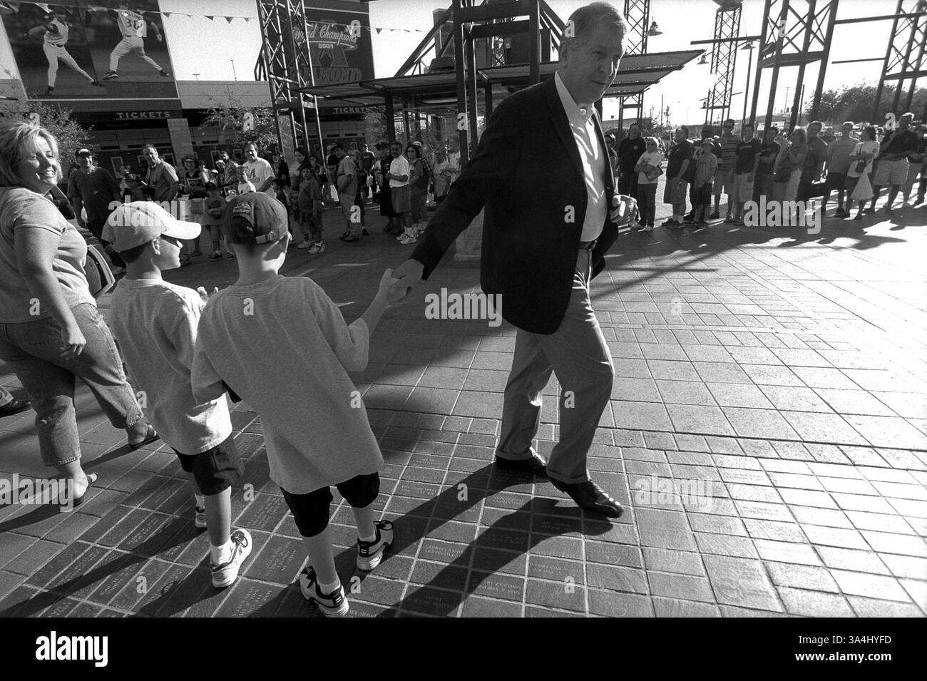 Aug 29, 2002; Phoenix, AZ, USA; JERRY COLANGELO, former Diamondbacks ...