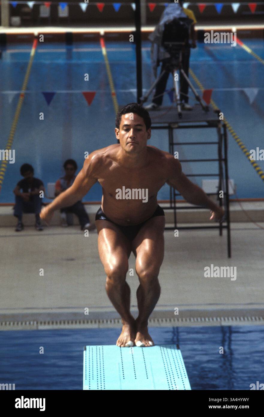 File photo. Date unknown. Olympic diver GREG LOUGANIS Stock Photo - Alamy