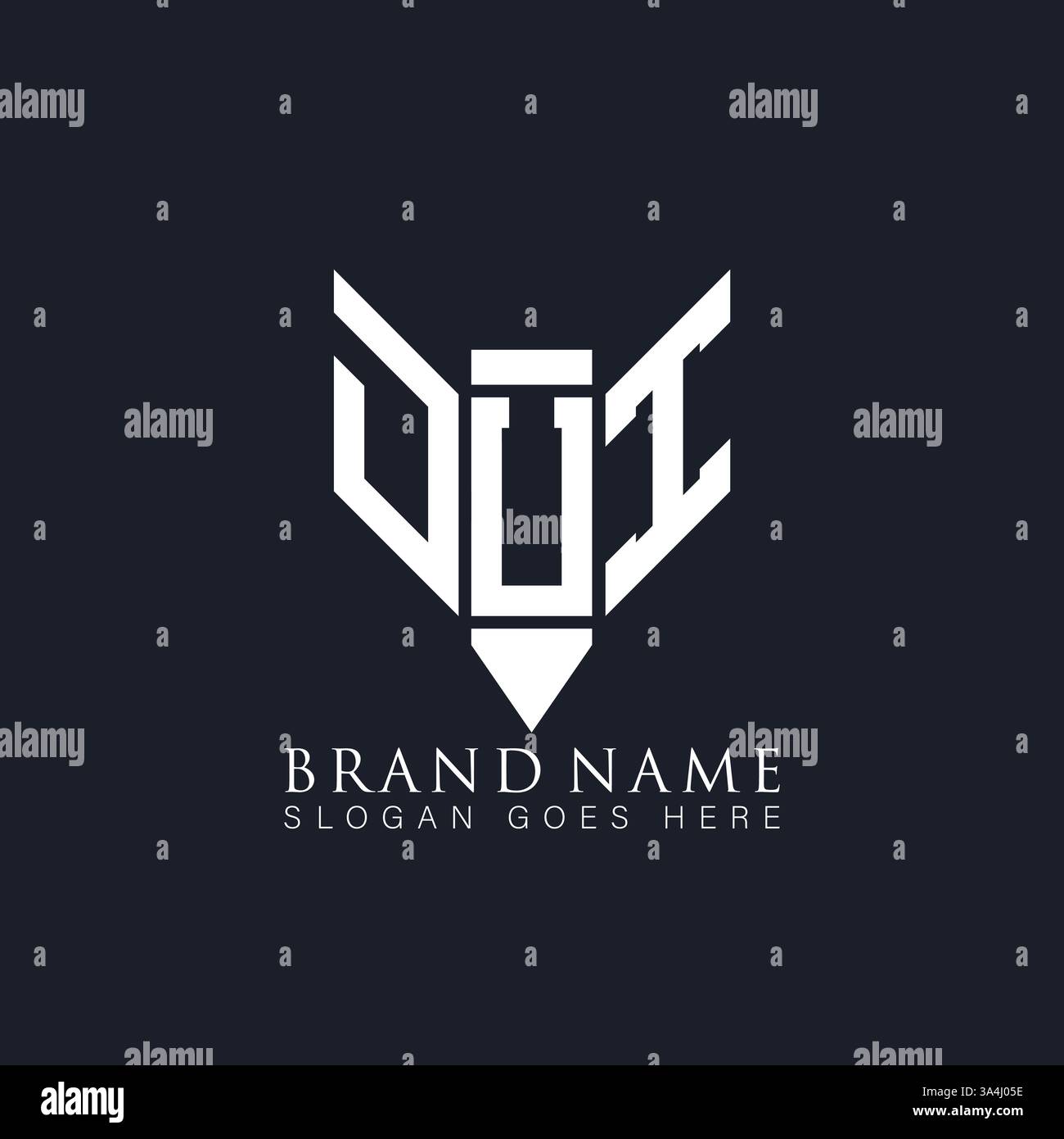 Dui font Stock Vector Images - Alamy