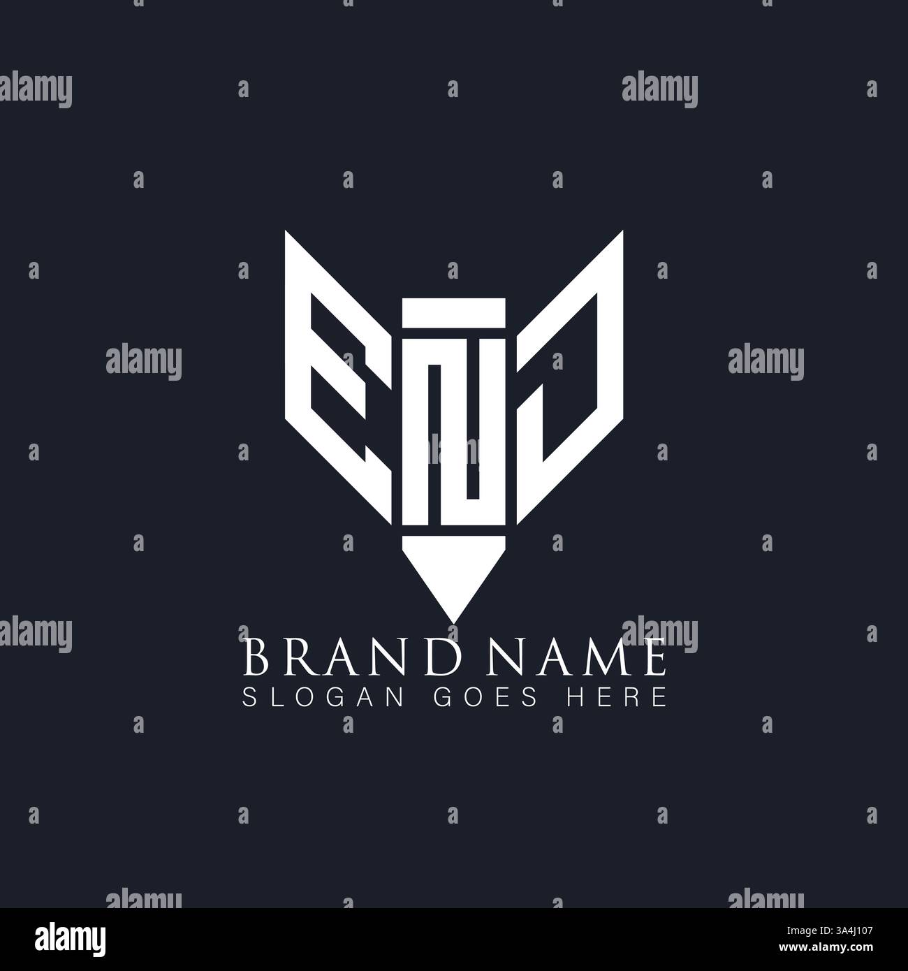 Fnd monogram Stock Vector Images - Alamy