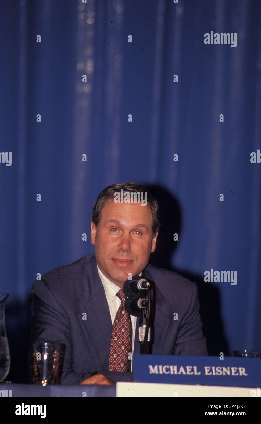 Michael eisner chairman ceo walt hi-res stock photography and images ...