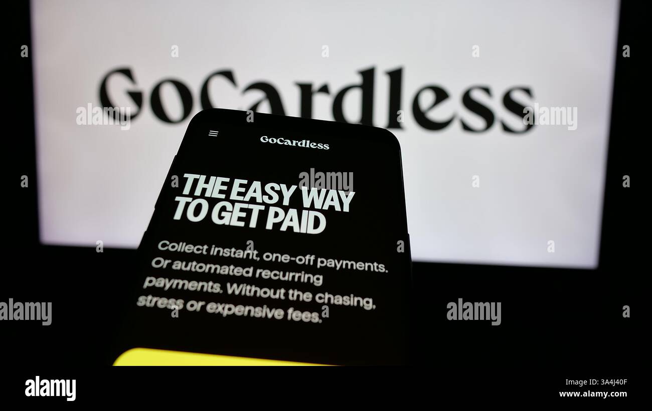 In this photo illustration, a mobile phone with the website of French ...