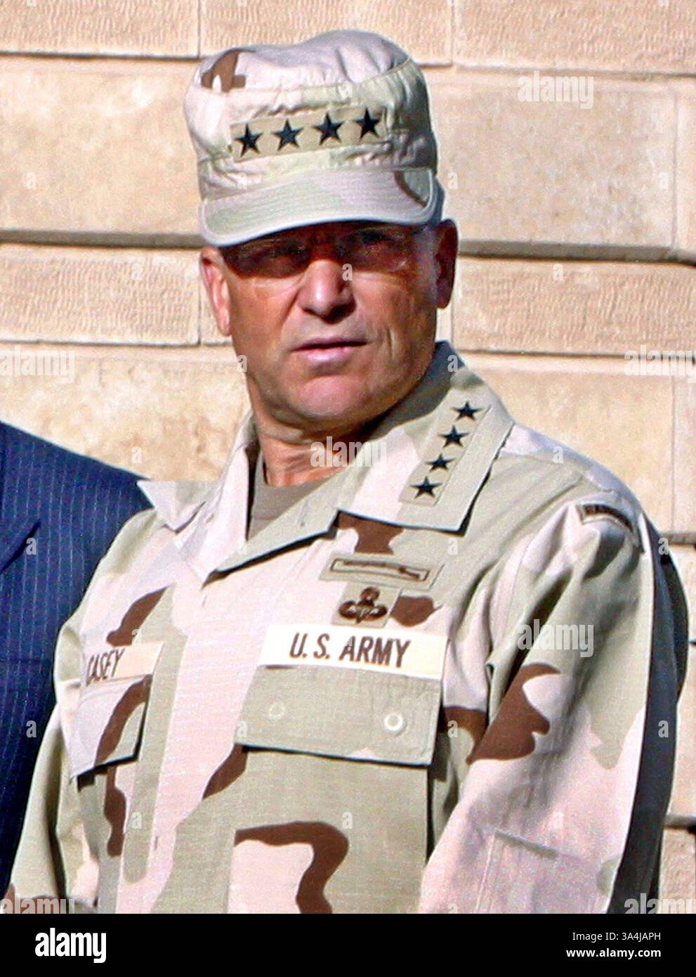Jun 30, 2004; BAGHDAD, Iraq; U.S. Army General George Casey, who will ...