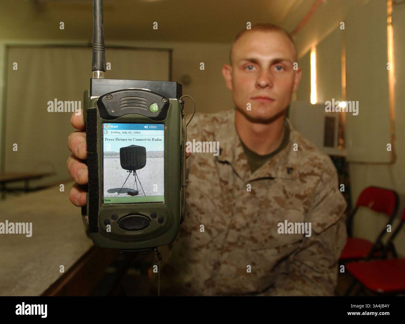 Jul 03, 2004; Camp Madmudiyah, Iraq; It looks like an average handhled ...