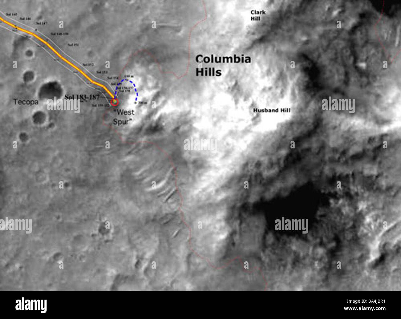 Jul 16, 2004; Edwards, CA, USA; Spirit Traverse Map This map ...