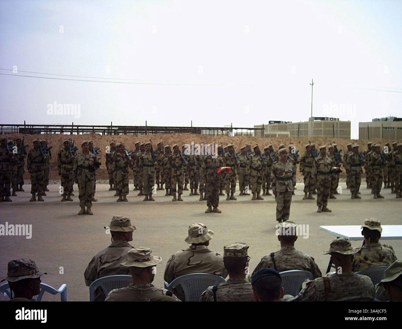 Jul 29, 2004; Kir Kush, Iraq; The first class of the Iraqi Training ...