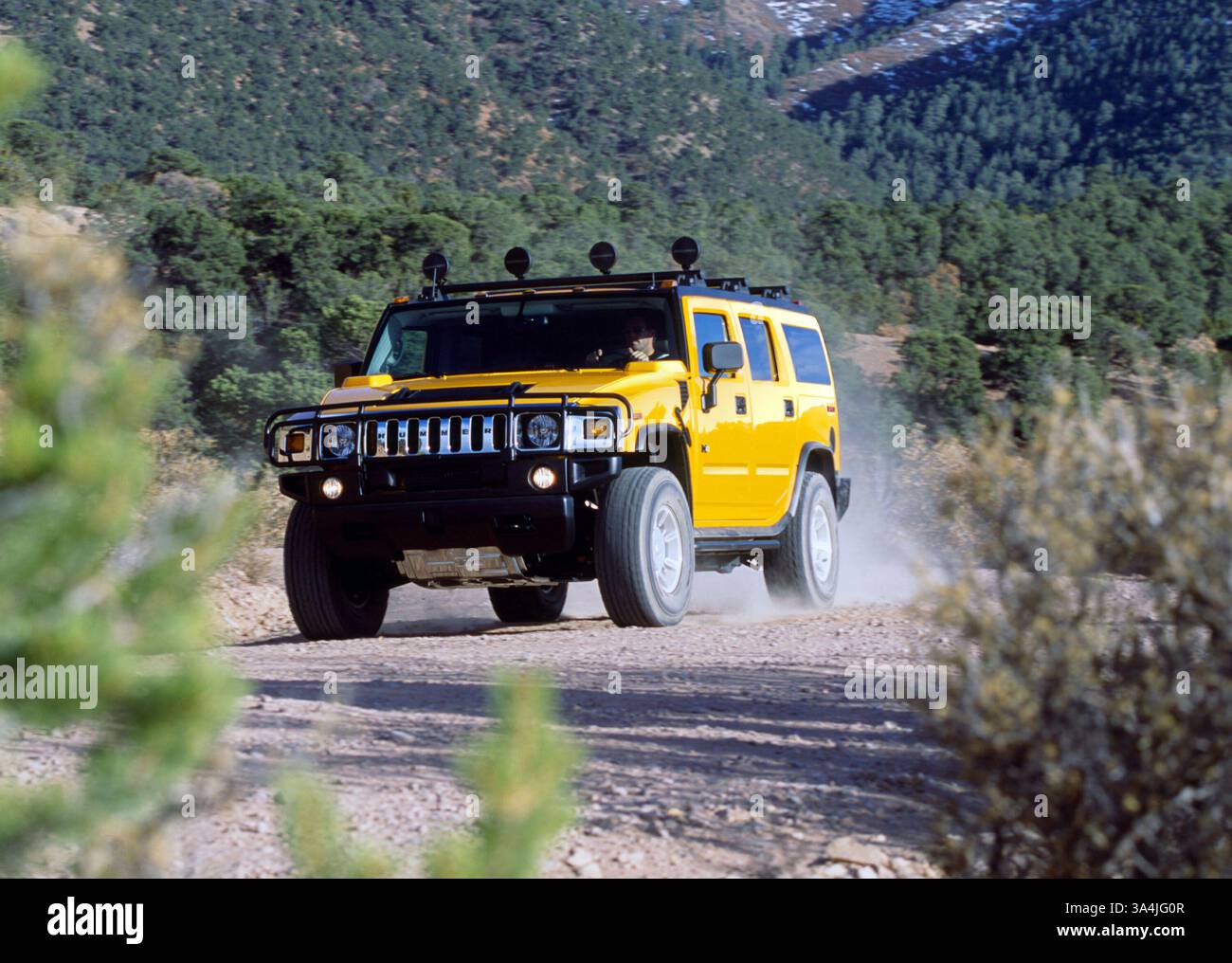 Hummer H2 Yellow Wallpaper