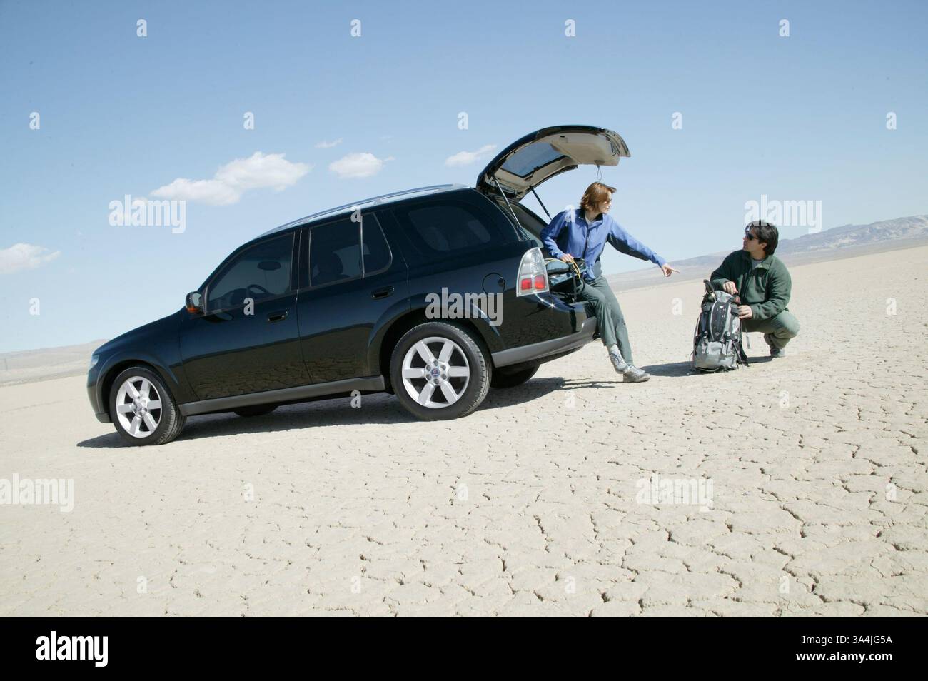 Aug 22, 2004; Los Angeles, CA, USA; The 2005 Saab 9-7X. The new 9-7X ...