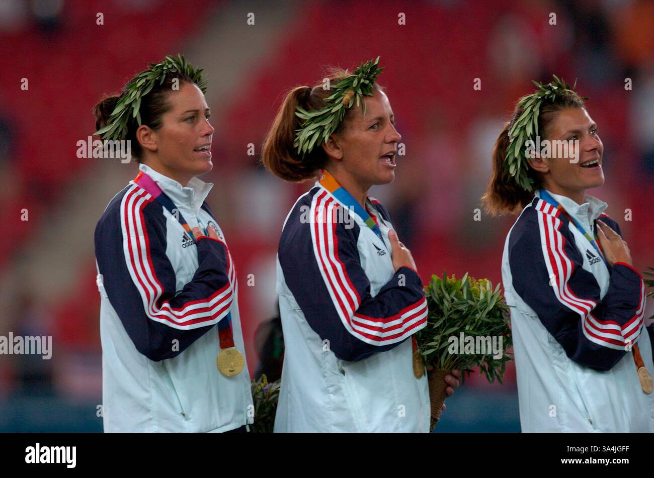 Soccer gold medal match 2004 hi-res stock photography and images - Alamy