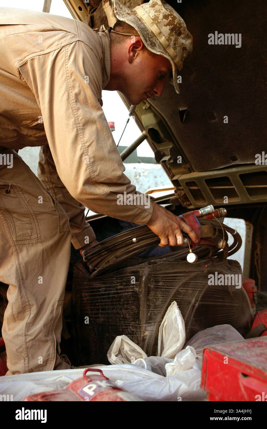 Sep 11, 2004; Camp Fallujah, Iraq; 23-year-old native of Newark N.J ...