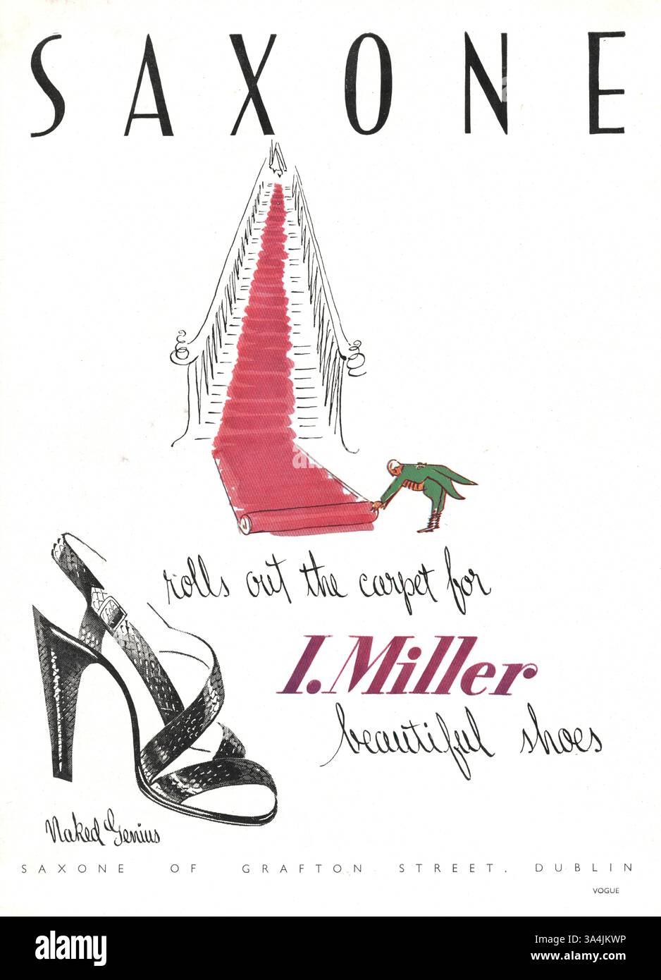 1947 uk advert saxone shoes hi-res stock photography and images - Alamy