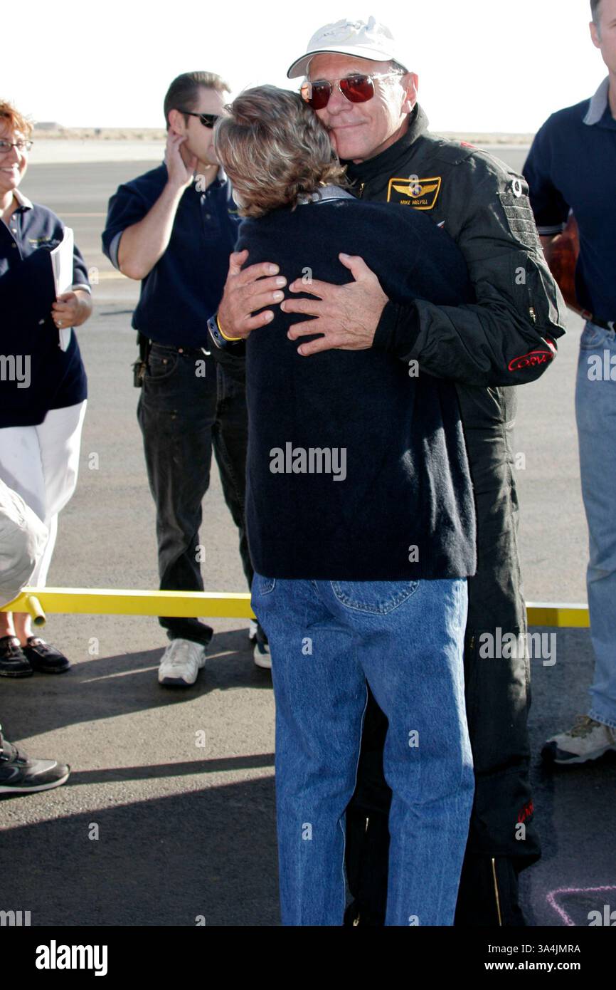 Sep 29, 2004; Mojave Spaceport, NV, USA; Burt Rutan's Spaceship One ...