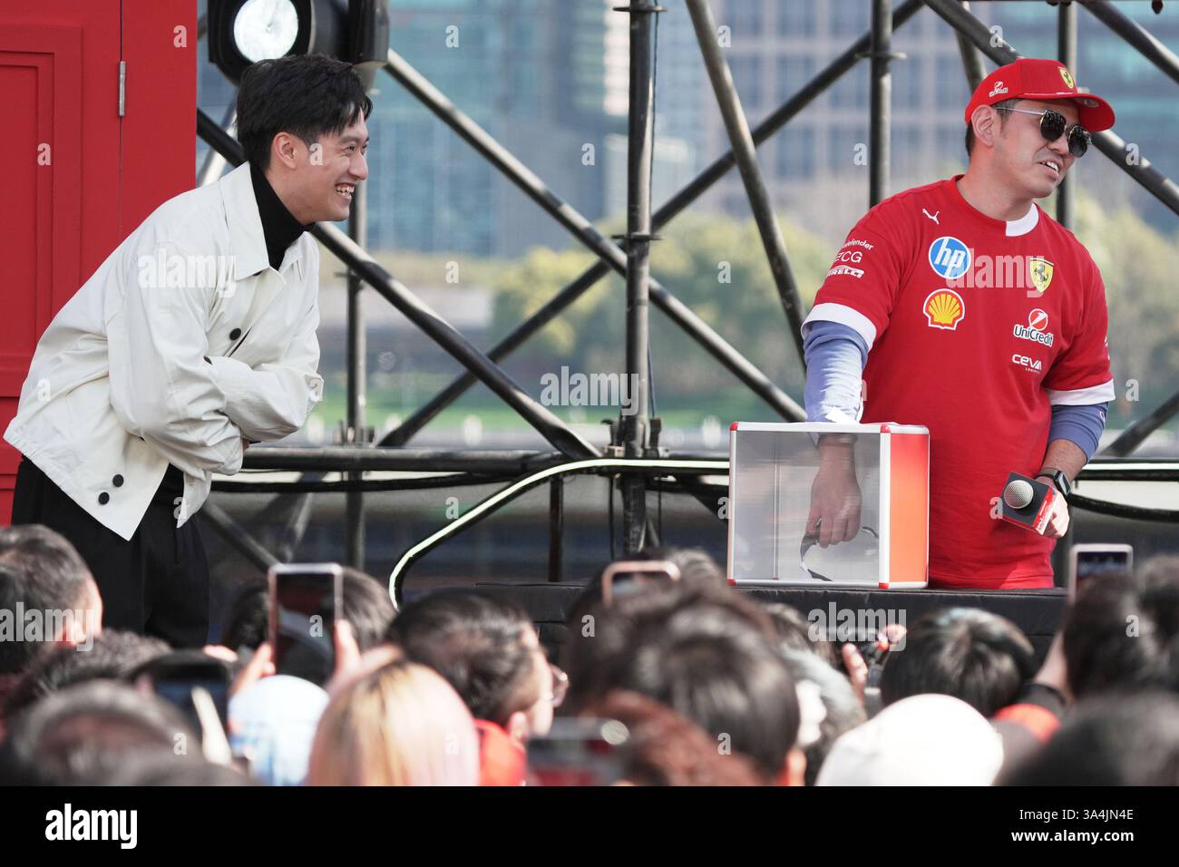 Shanghai,China.18th March 2025. A fan meet-and-greet event for Zhou ...