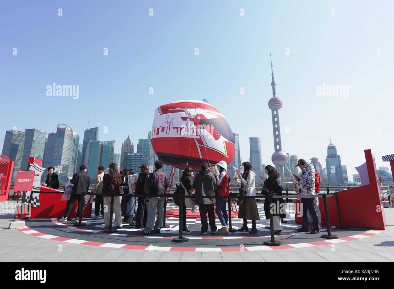 Shanghai,China.18th March 2025. A fan meet-and-greet event for Zhou ...