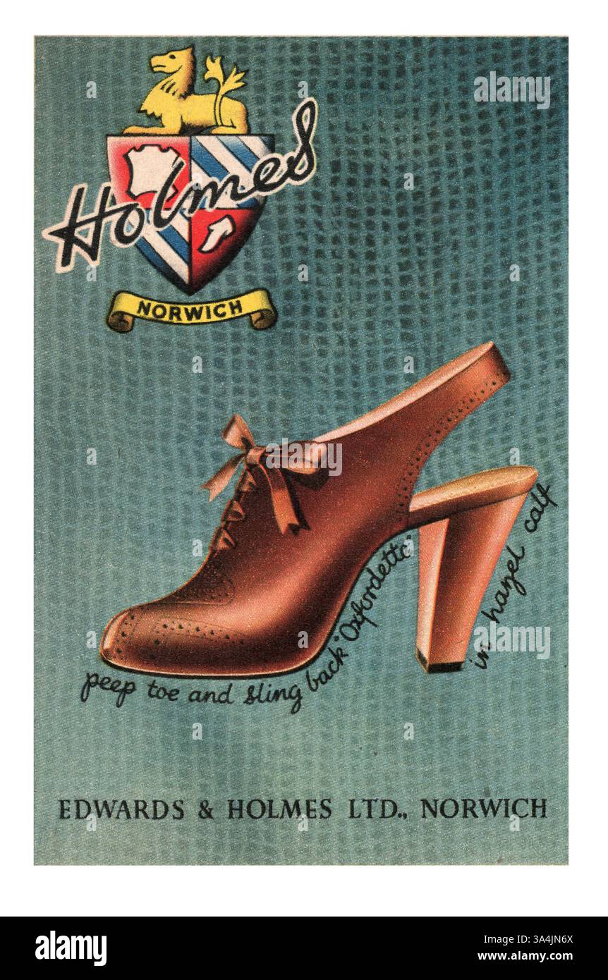 1947 uk advert holmes shoes hi-res stock photography and images - Alamy