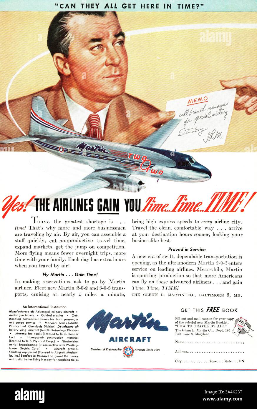1947 aviation hi-res stock photography and images - Alamy