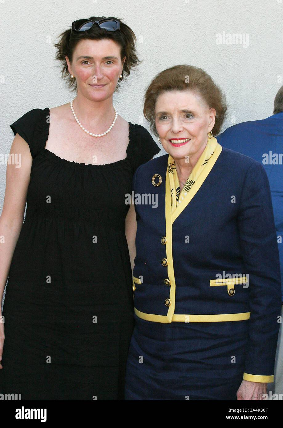 May 20, 2005 - PATRICIA NEAL as she receives Star Number 7018 NEXT TO ...