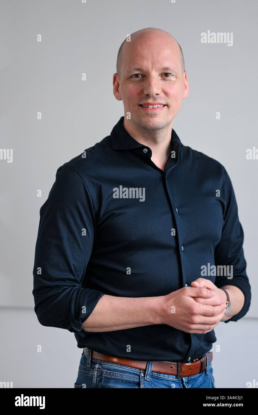 Berlin, Germany. 18th Mar, 2025. Gundbert Scherf, co-founder and co-CEO ...