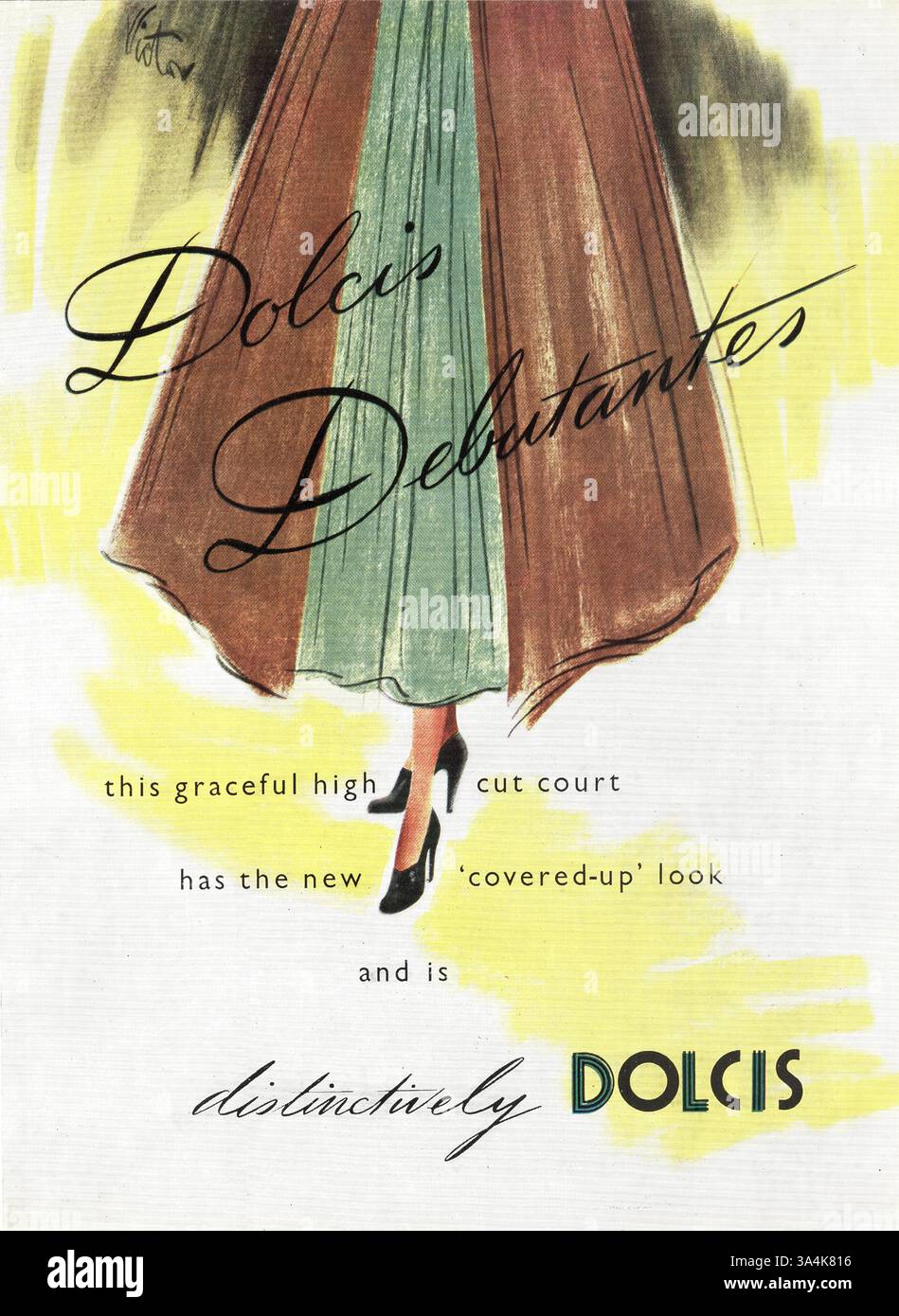 1948 uk advert dolcis shoes hi-res stock photography and images - Alamy