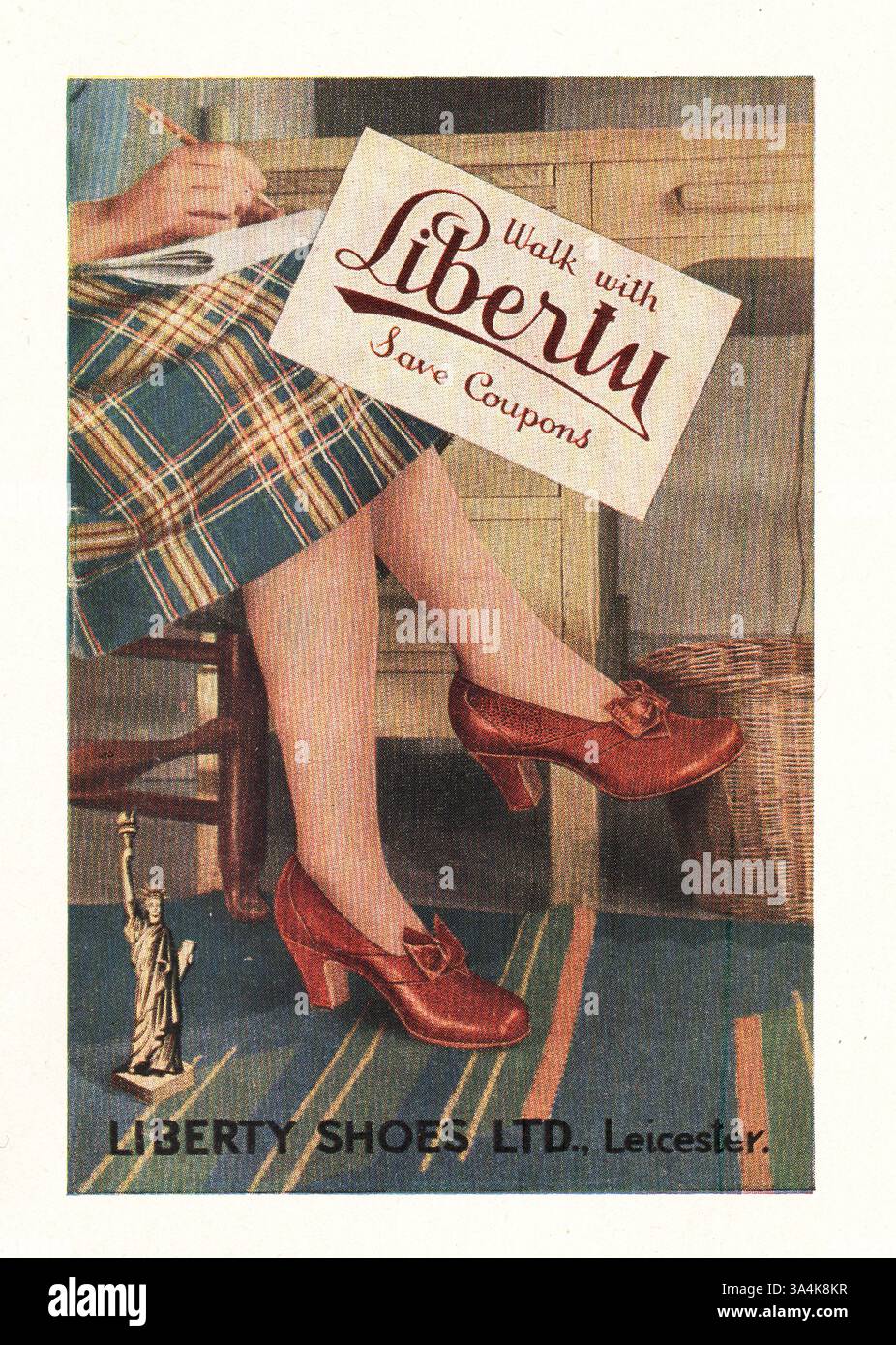 1948 uk advert liberty shoes hi-res stock photography and images - Alamy
