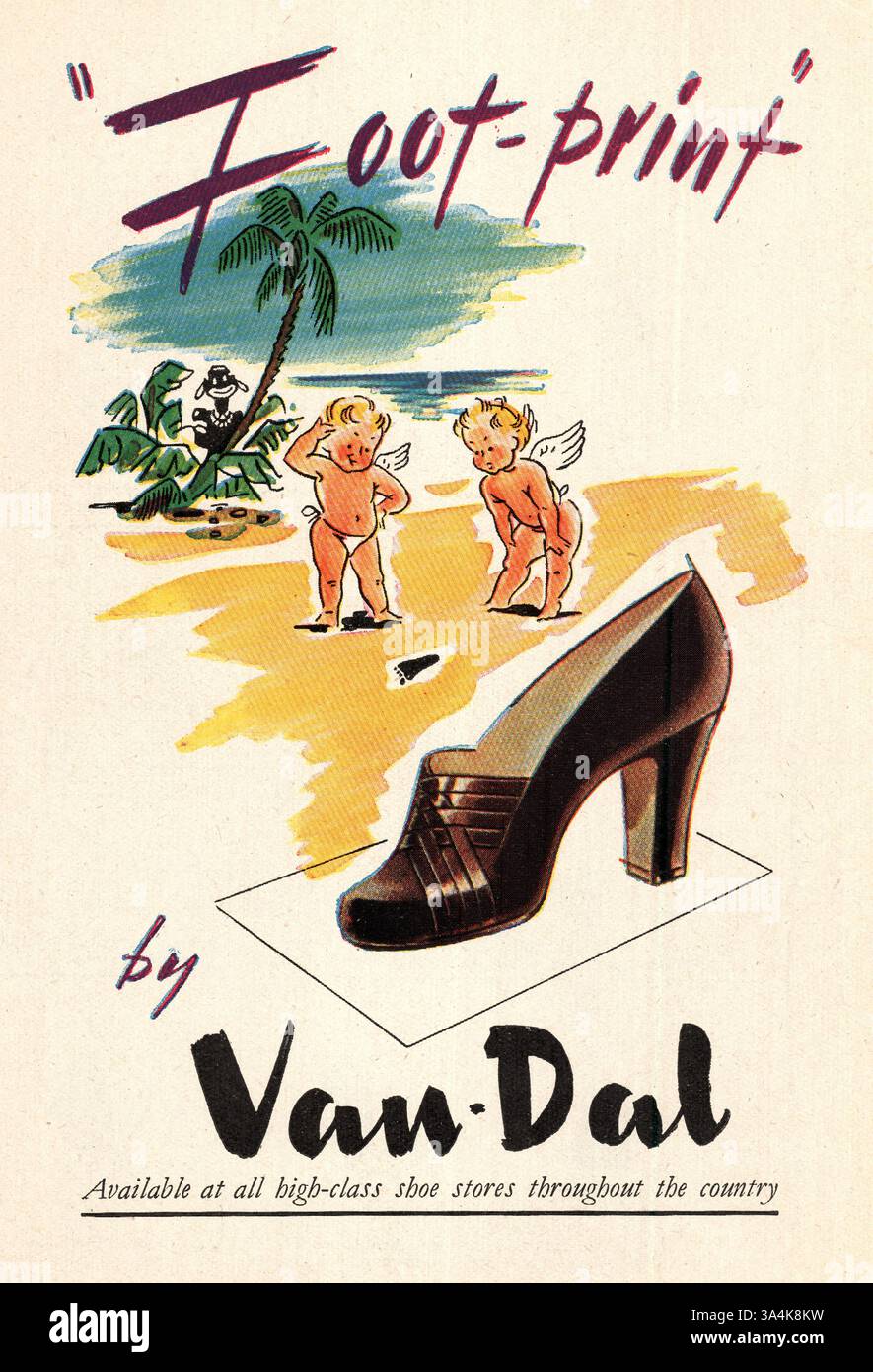 1948 uk advert van dal shoes hi-res stock photography and images - Alamy