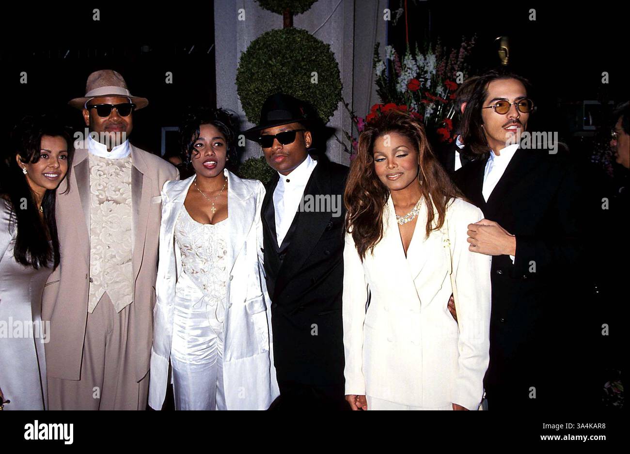 Mar. 9, 2006 - L7831MF.66th Oscar Awards.Jimmy Jam, Karyn White, with Terry Lewis, Janet Jackson ...