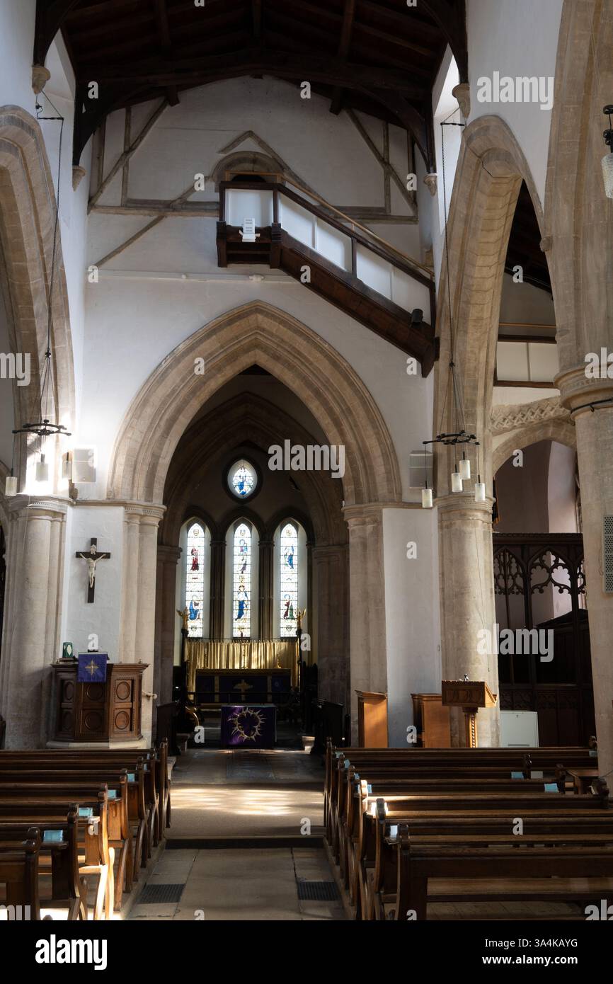 St. Mary the Virgin Church, Ketton, Rutland, England, UK Stock Photo ...