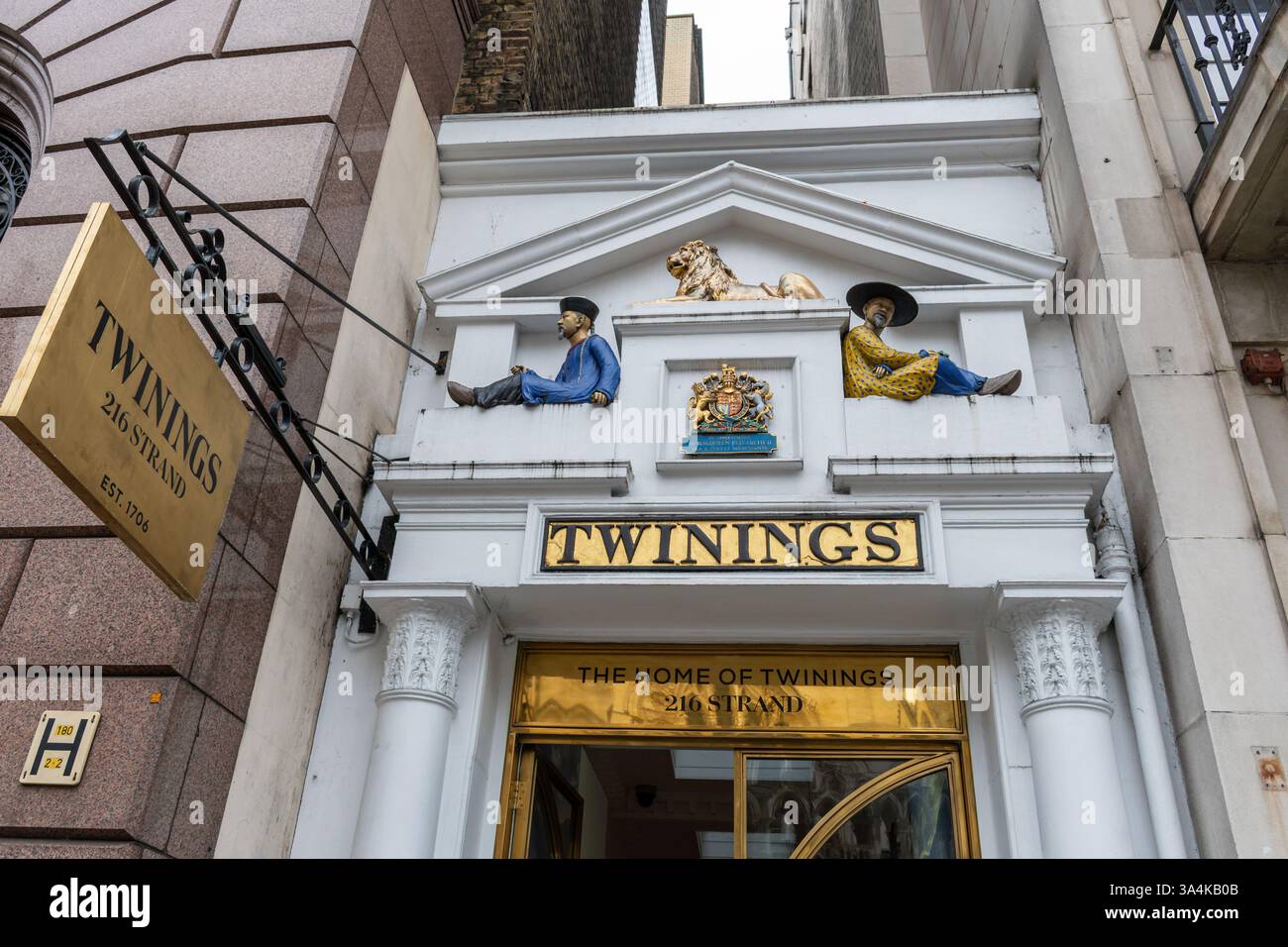 Twinings Flagship store at 216 The Strand, the oldest tea shop in ...