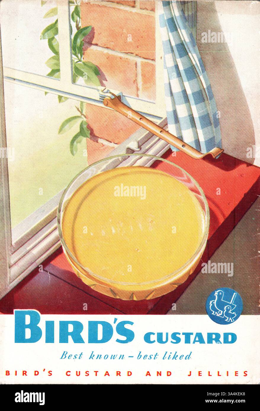 1948 uk advert birds custard powder hi-res stock photography and images ...
