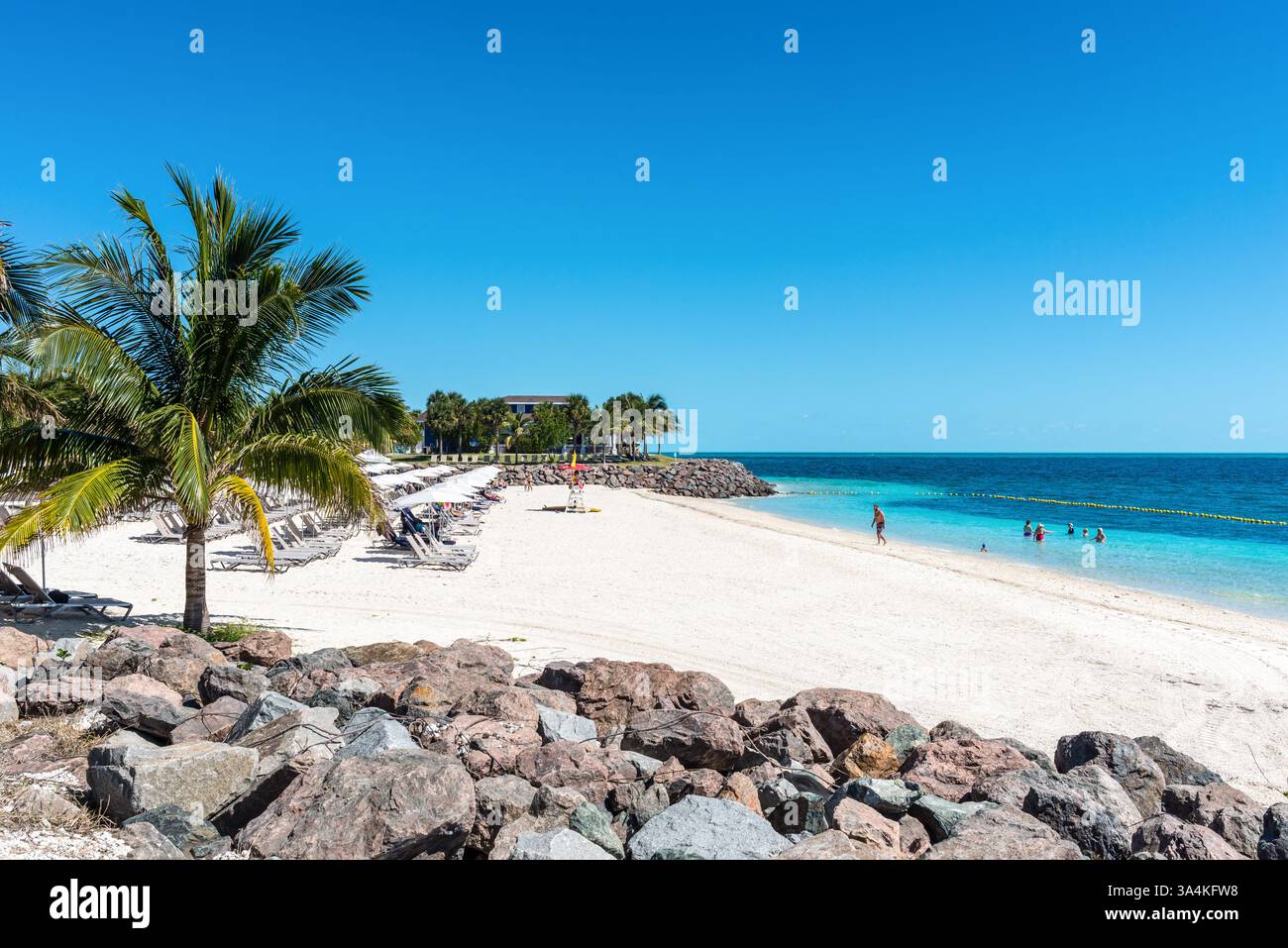 Ocean Cay MSC Marine Reserve, The Bahamas - April 6, 2024: Beautiful ...