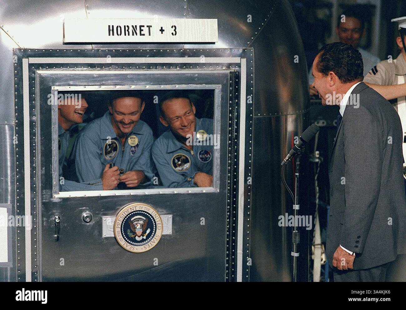 July 24, 1969, Pacific Ocean, Aboard the USS Hornet: United States ...