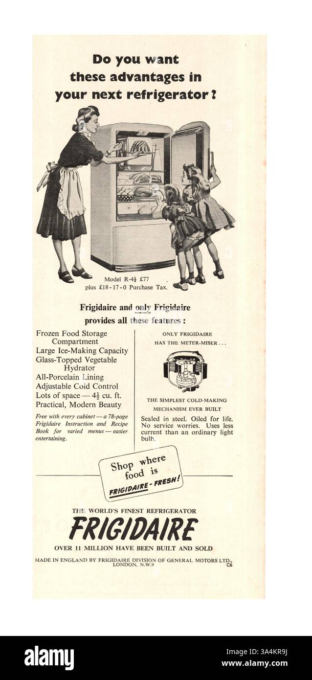 Fridges freezers hi-res stock photography and images - Alamy