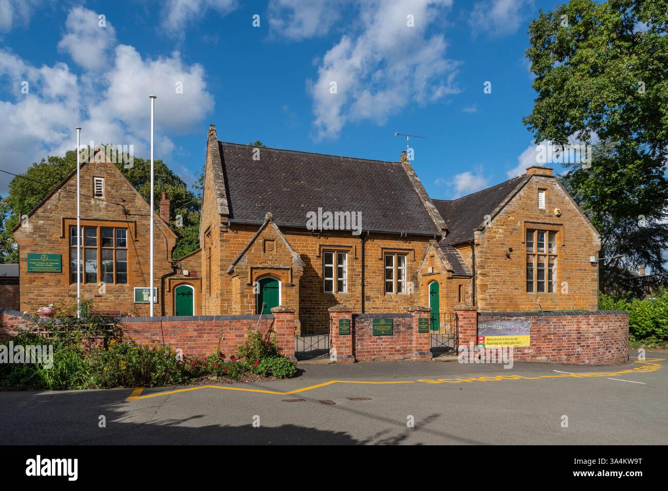 Exterior of Flore Church of England Primary school, Flore village ...