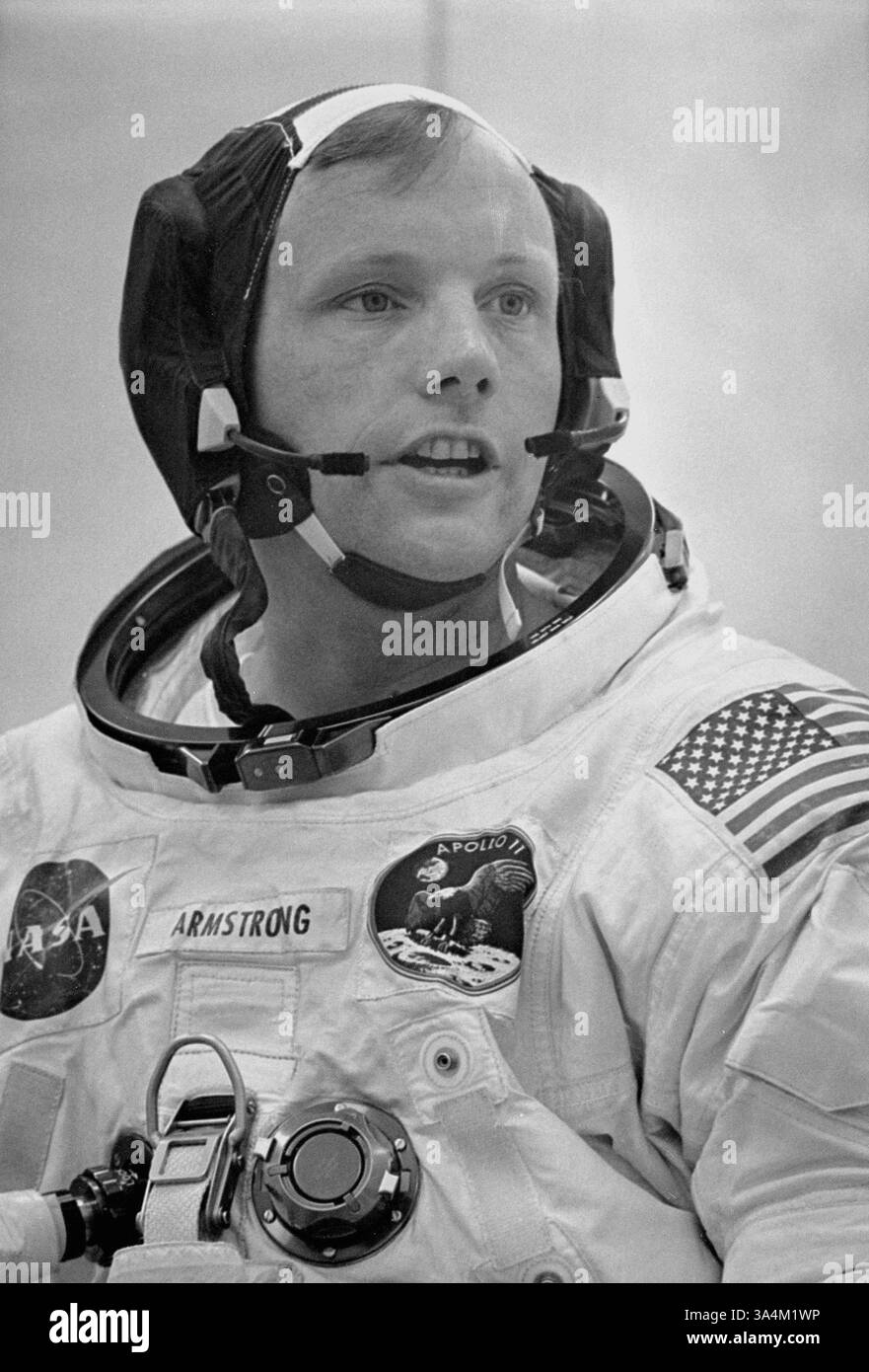 Aug. 26, 2012 - USA Florida -- 16 Jul 1969 -- Dressed in his space suit ...