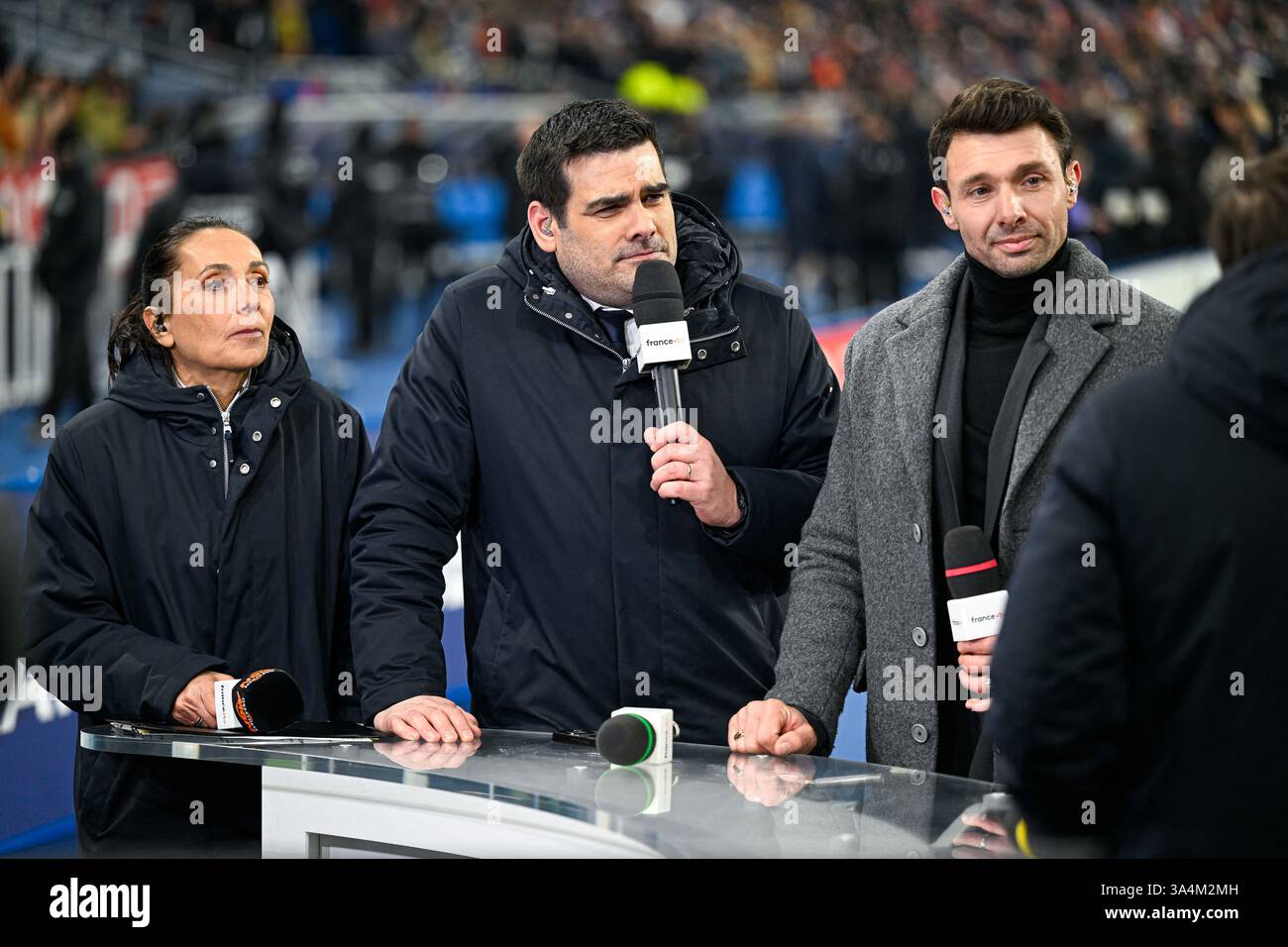 Paris, France. 15th Mar, 2025. Helene Macurdy Matthieu Lartot and ...