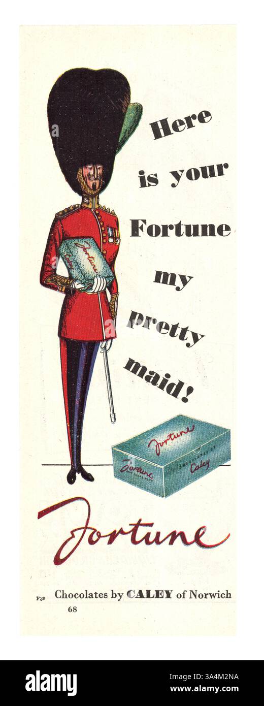 Magazine advert chocolates Cut Out Stock Images & Pictures - Alamy