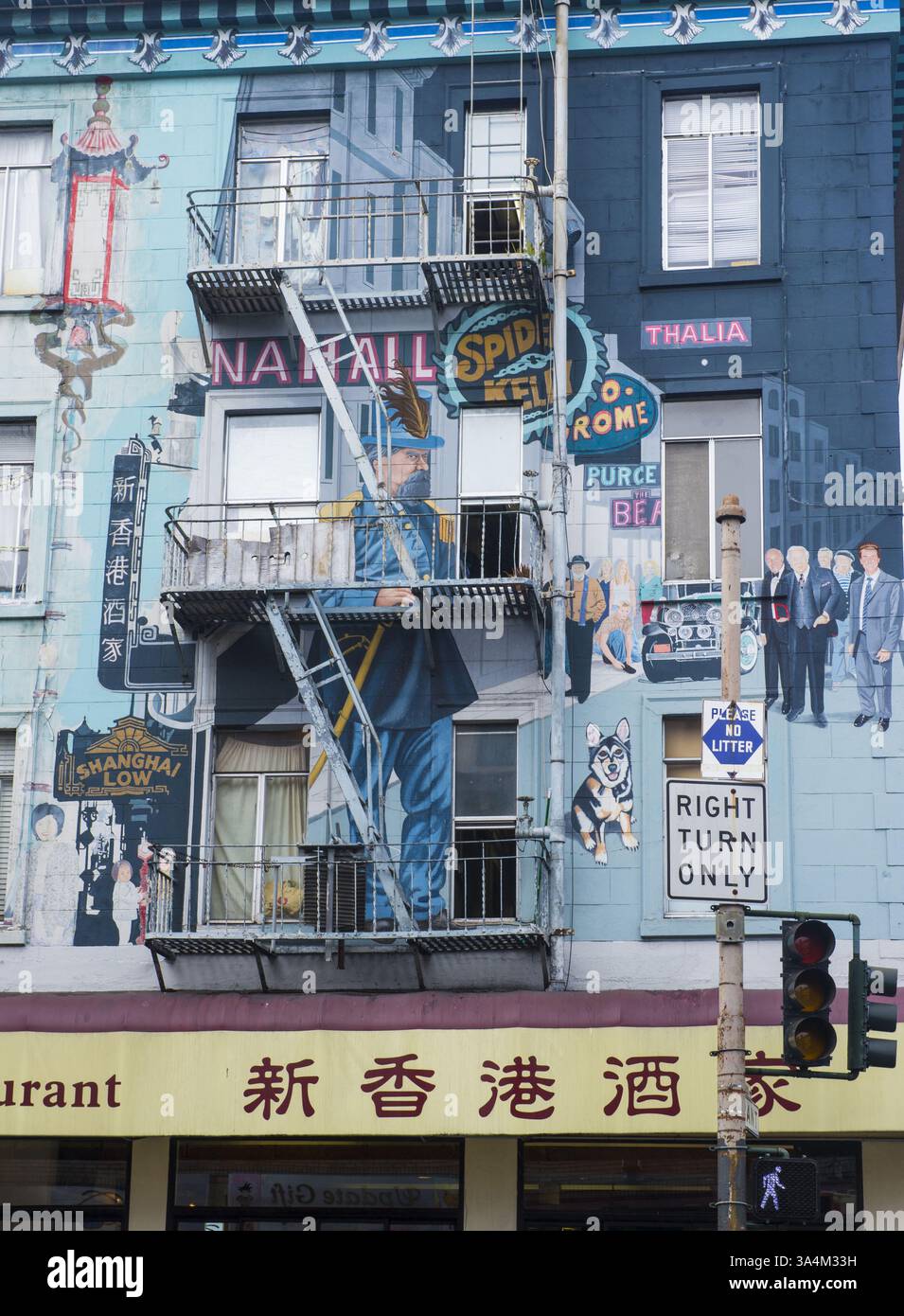 March 20, 2013 - San Francisco, California, USA - Apartment building ...