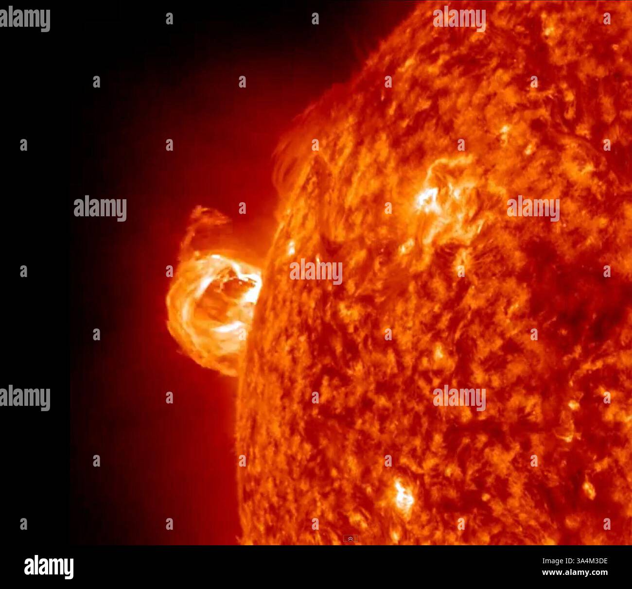 May 1, 2013 - Pic 1) A coronal mass ejection (CME) erupted from just ...