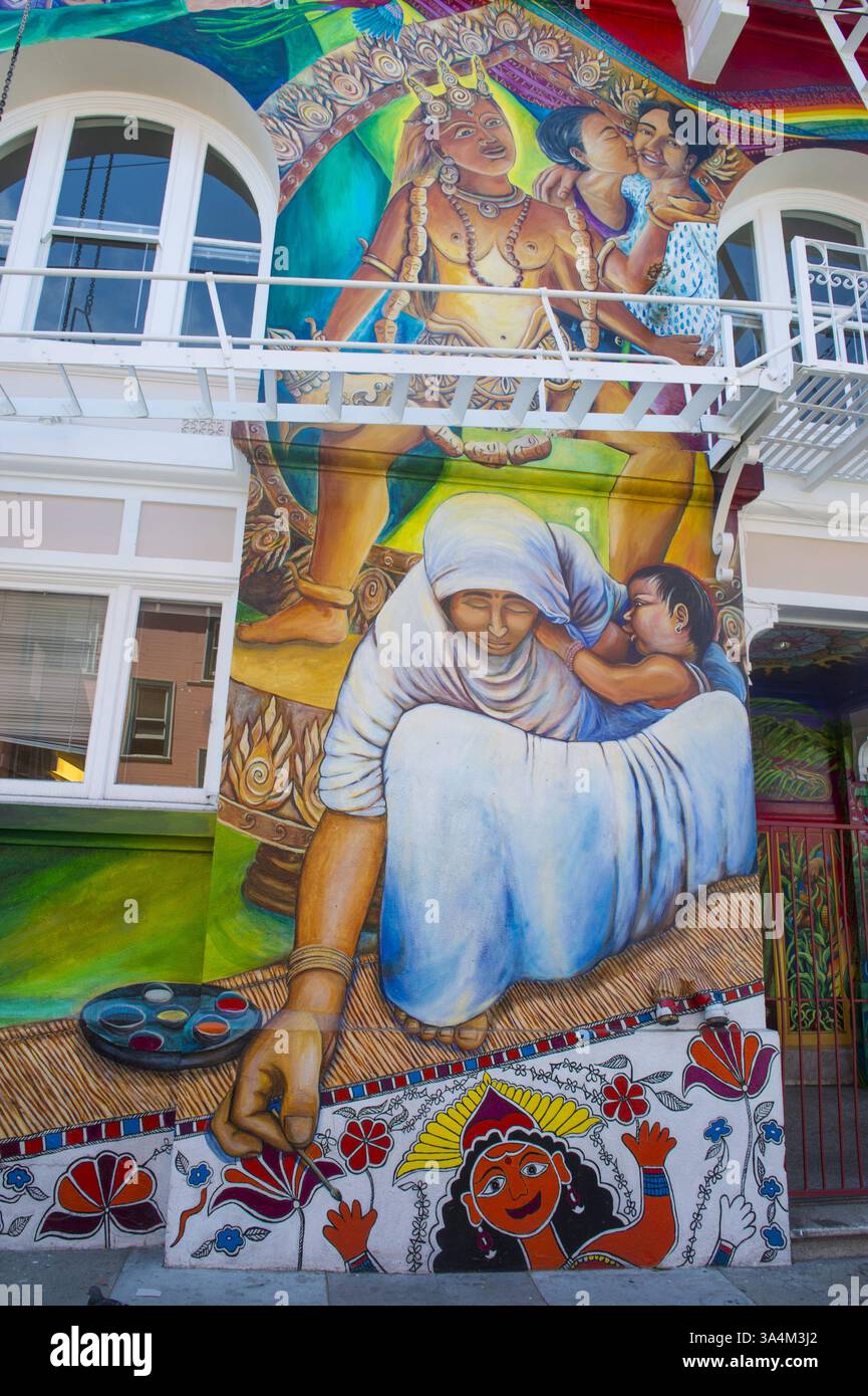 May 9, 2013 - San Francisco, California, USA - Murals in Mission ...