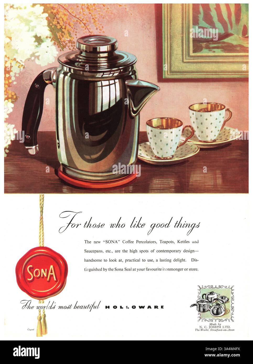 1949 uk advert sona products hi-res stock photography and images - Alamy
