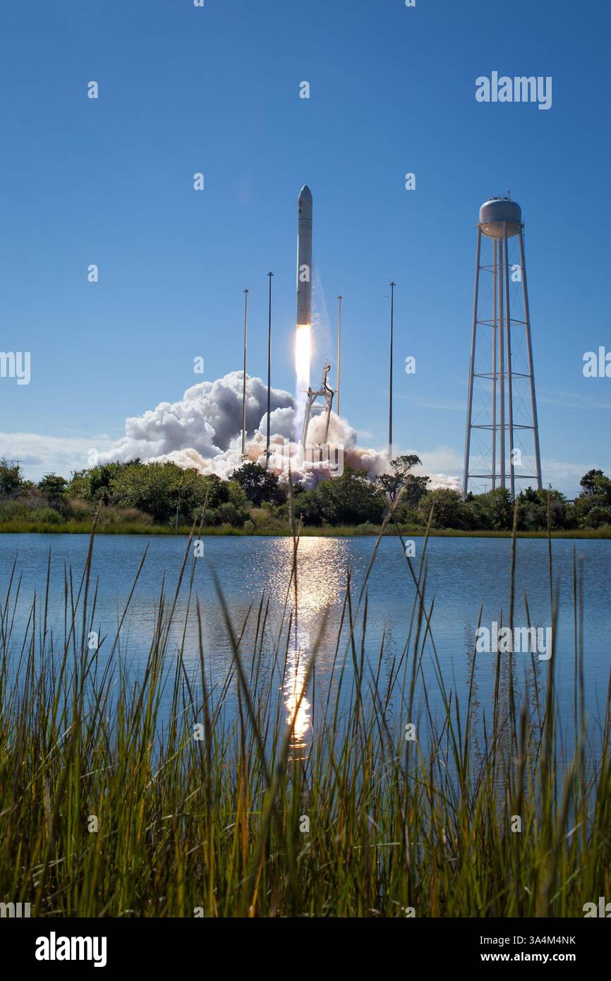 Sept. 18, 2013 - The Orbital Sciences Corporation Antares rocket, with ...