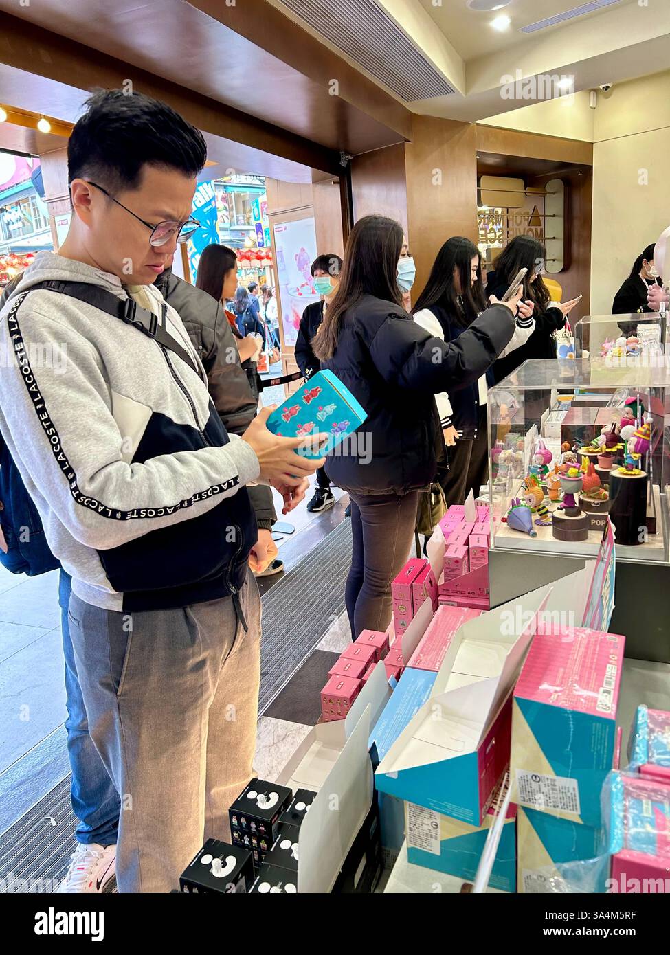 Taipei, Taiwan, Crowd People, Visiting Tourist Area, Ximen, Ximending Walking District, Street ...