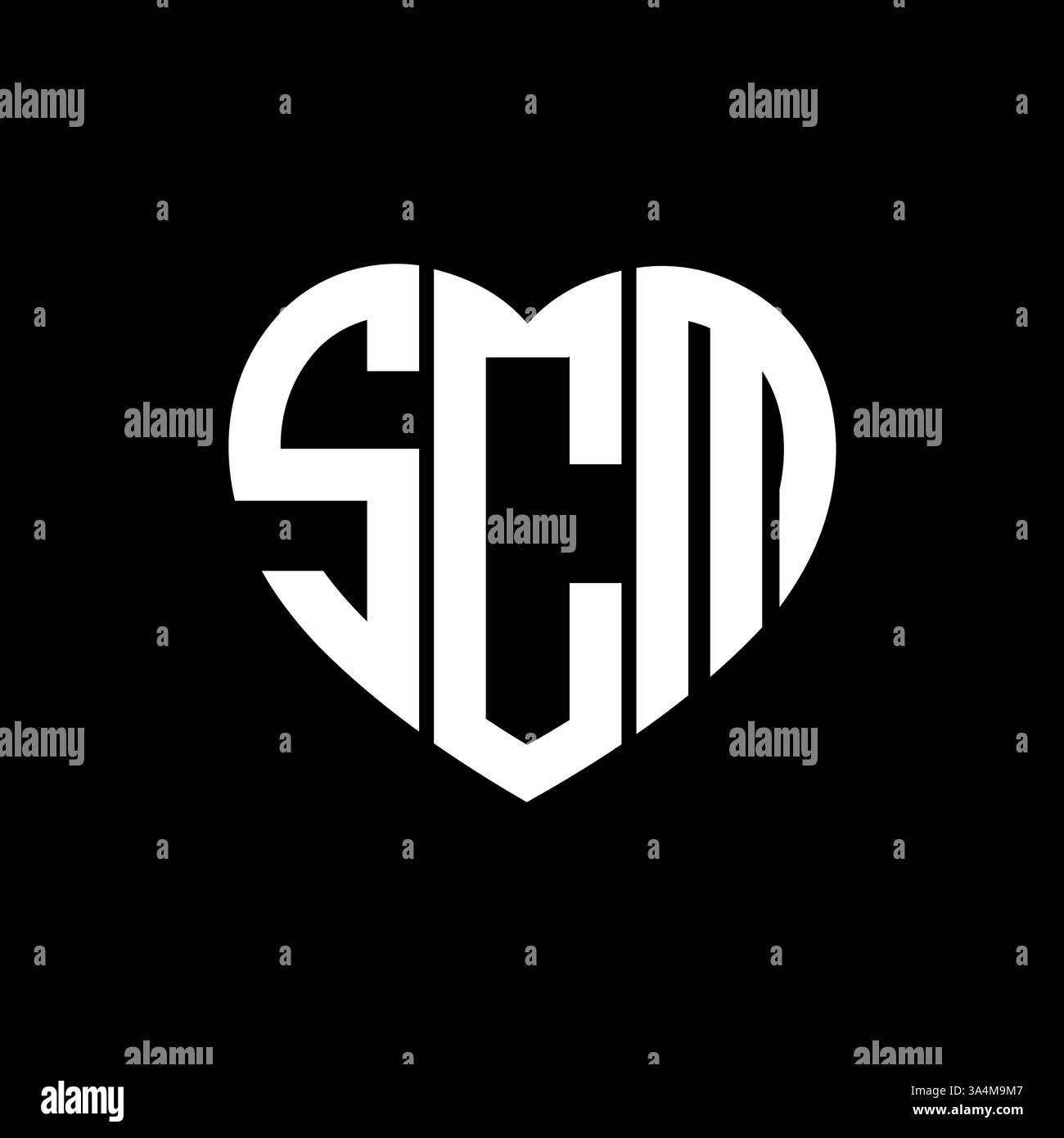 Letter scm logo Black and White Stock Photos & Images - Alamy