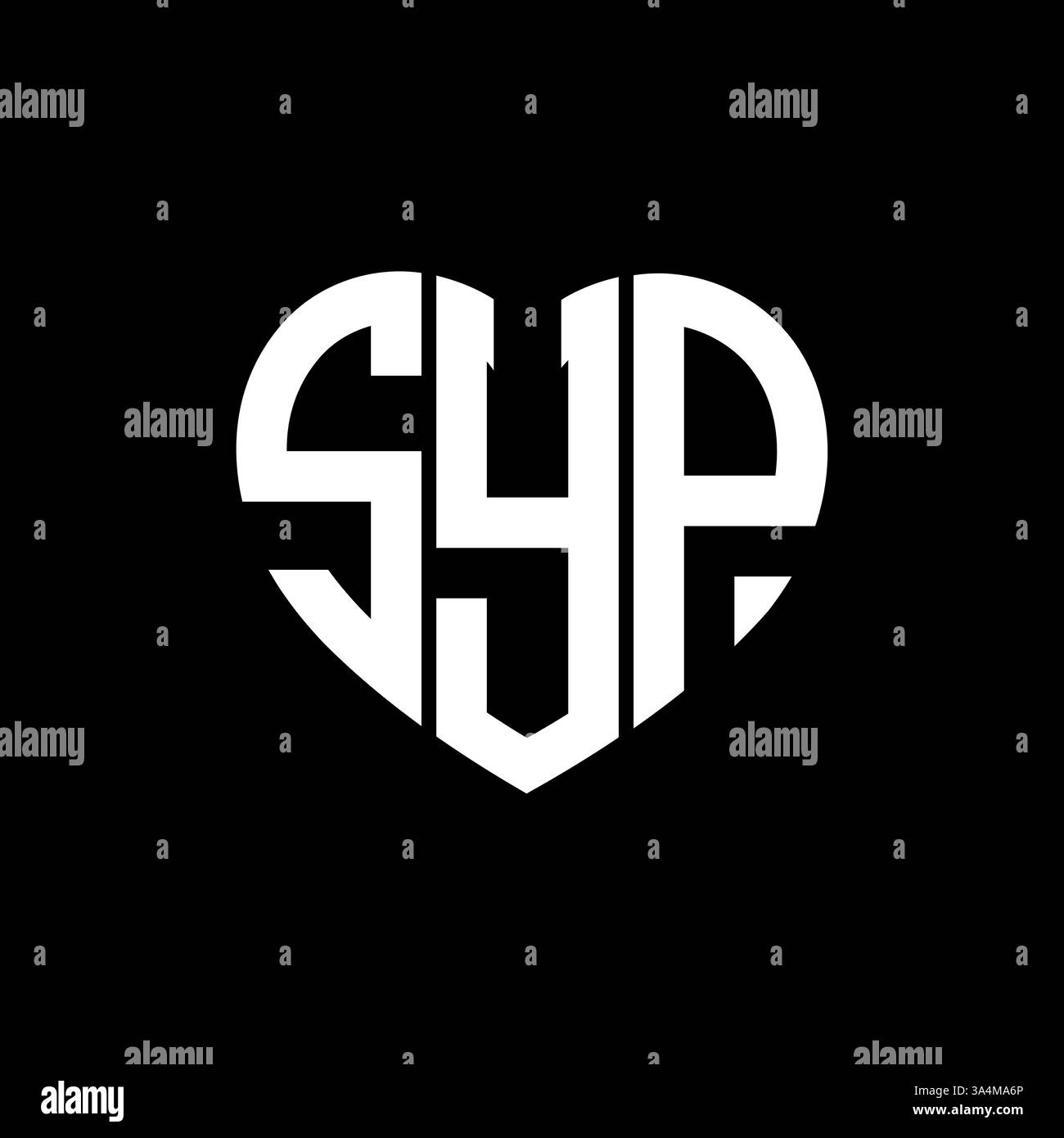 Syp monogram Stock Vector Images - Alamy