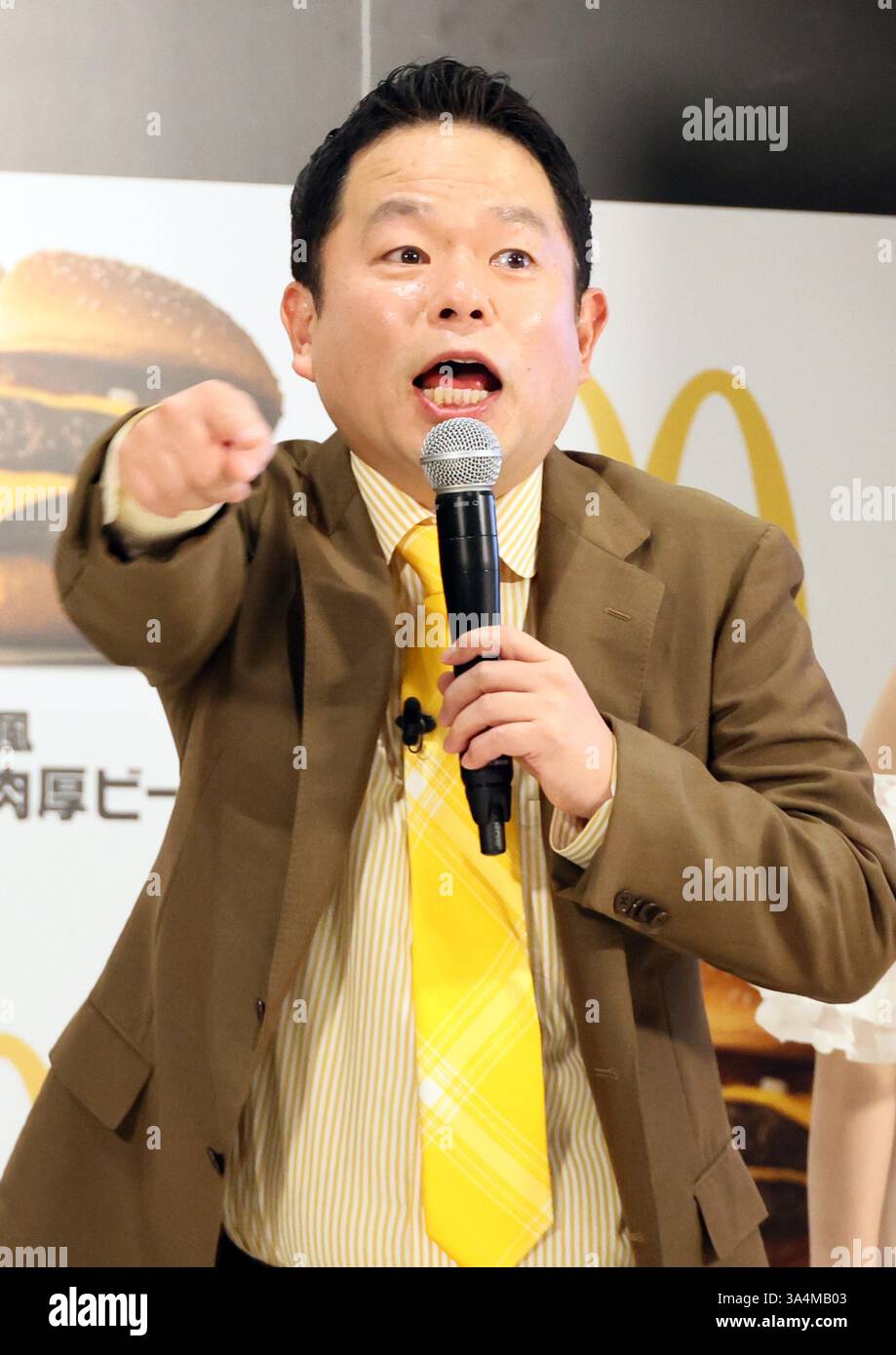 March 19, 2025, Tokyo, Japan - Japanese comedy duo Daian member ...