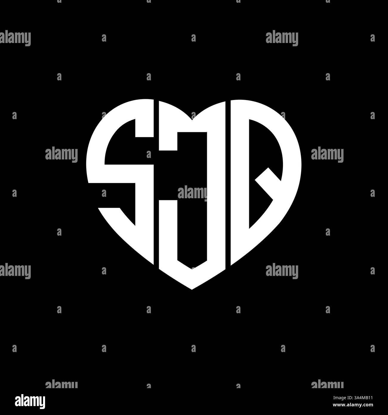 Sjq logo design hi-res stock photography and images - Alamy