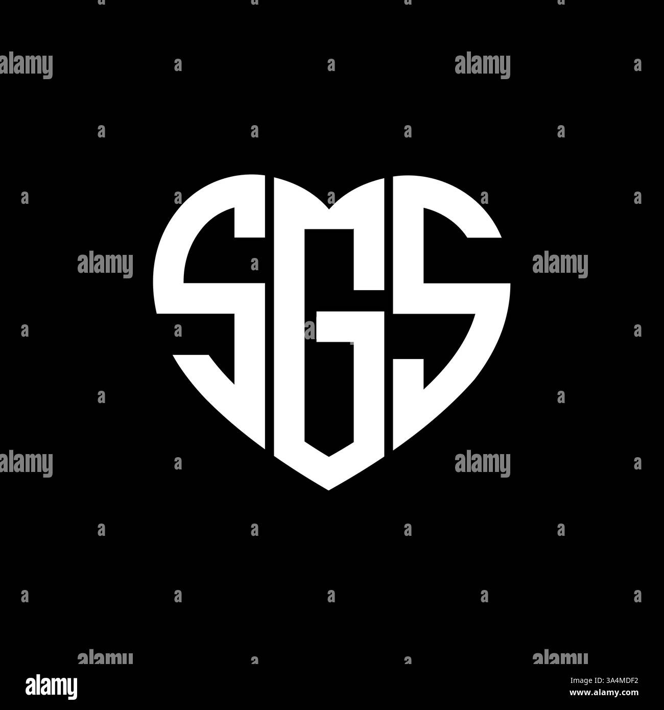 Sgs monogram hi-res stock photography and images - Alamy