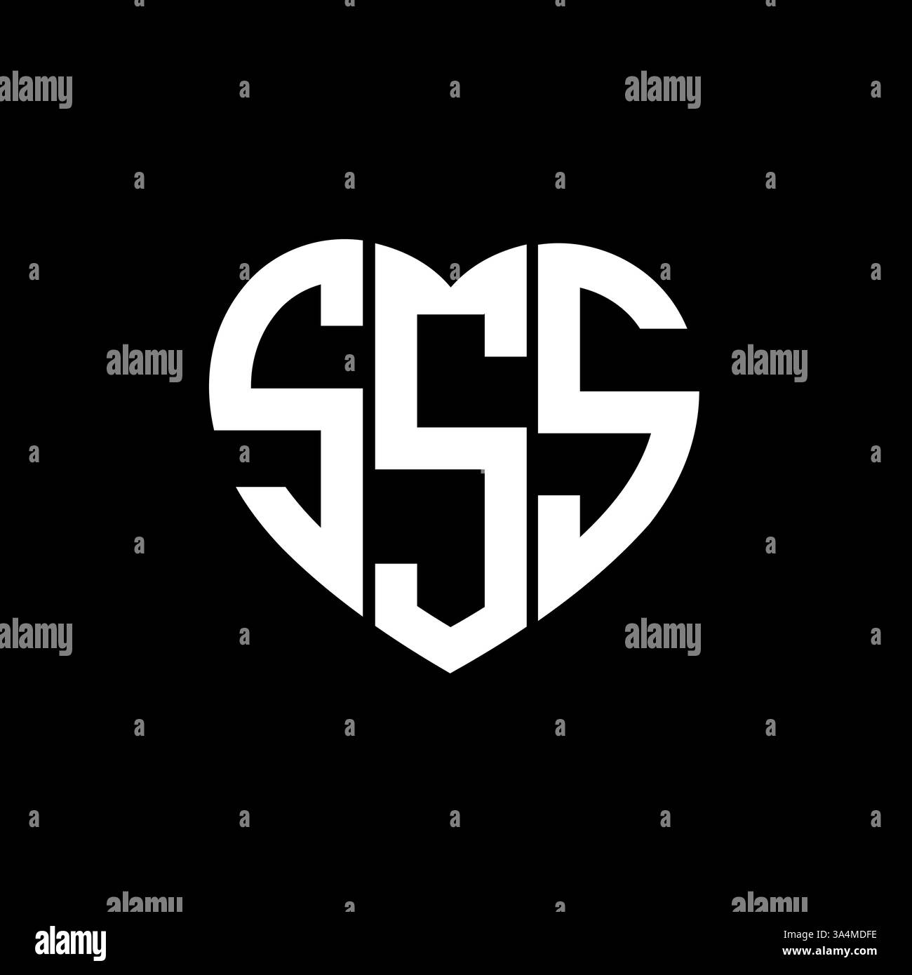 SSS Unique modern flat abstract geometric initials vector letter logo design. SSS monogram logo ...