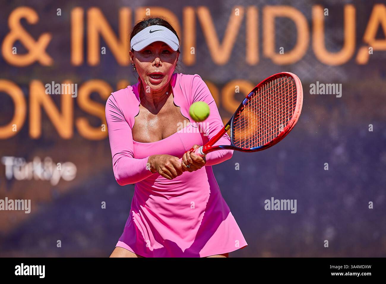 Manavgat, Antalya, Turkey. 18th Mar, 2025. Lynette Li (CAN) during the ...
